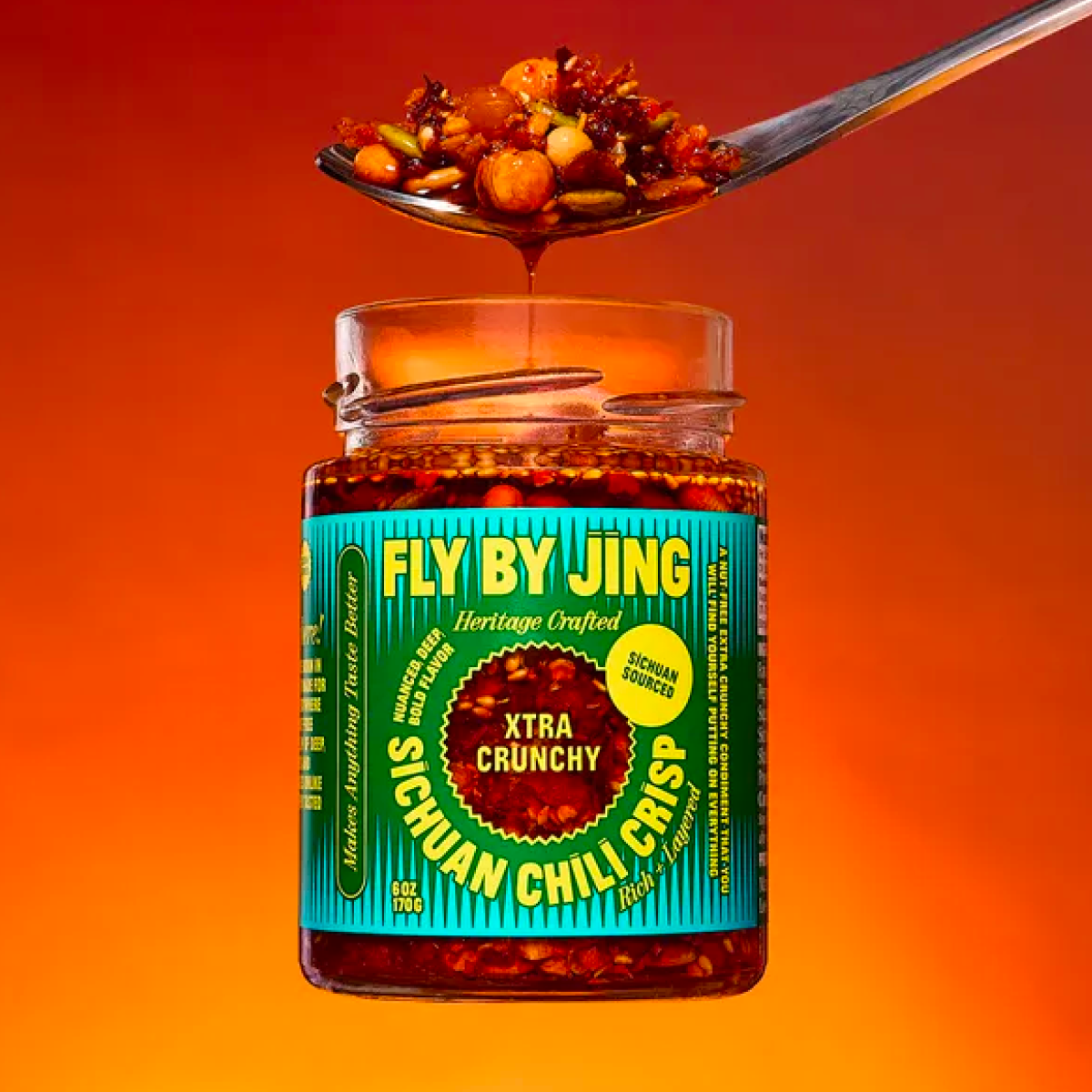 Xtra Crunchy Sichuan Chili Crisp | Chili Crunch Sauce | Fly By Jing ...